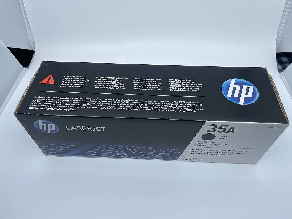 HP 35A Schwarz Original LaserJet Tonerkartusche CB435A NEU (Neu und ...