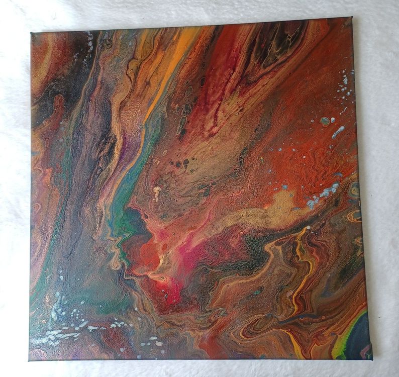 Acryl Pouring Braun (Neu (gemäss Beschreibung)) in Montlingen für CHF 10 – nur Abholung auf ...