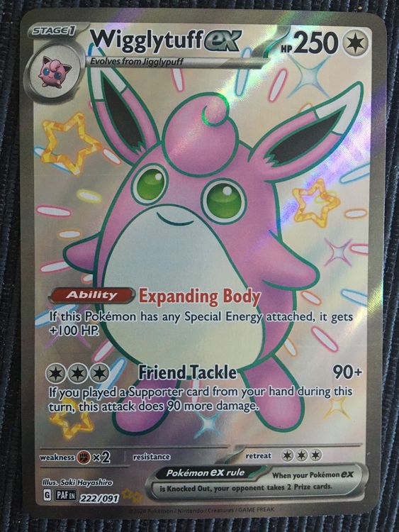 Pokemon Wigglytuff EX Shiny Paldean Fates | Kaufen auf Ricardo