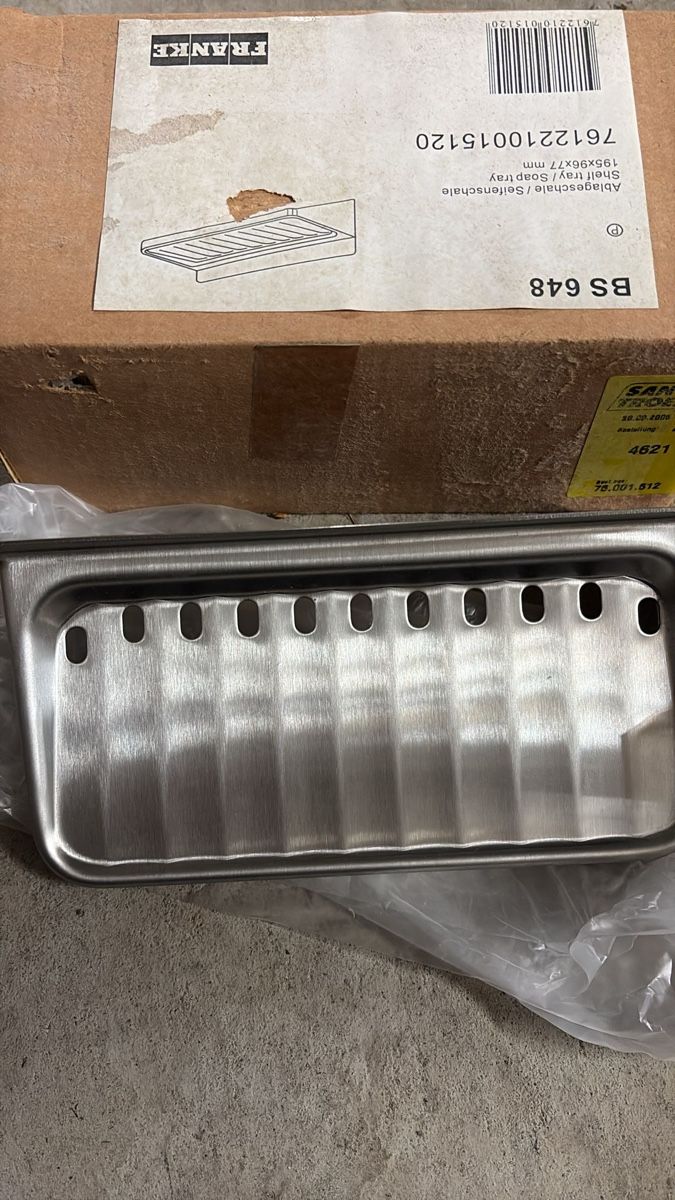 5× Franke BS 648 Seifenschale / Ablageschale – Neu (Neu (gemäss ...