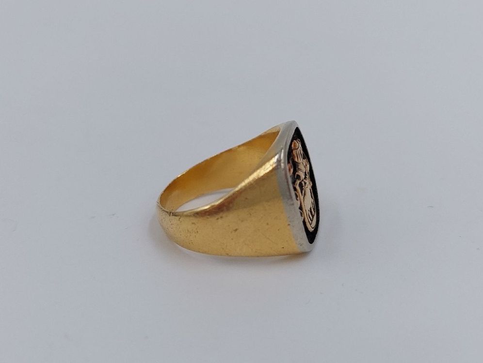 Herren Ring mit Wappen Gold 750 (Gebraucht) in Dielsdorf für CHF 2275 ...