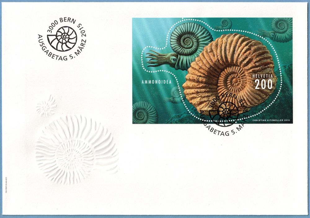 2015 FDC S'Block Ammonoidea | Kaufen auf Ricardo