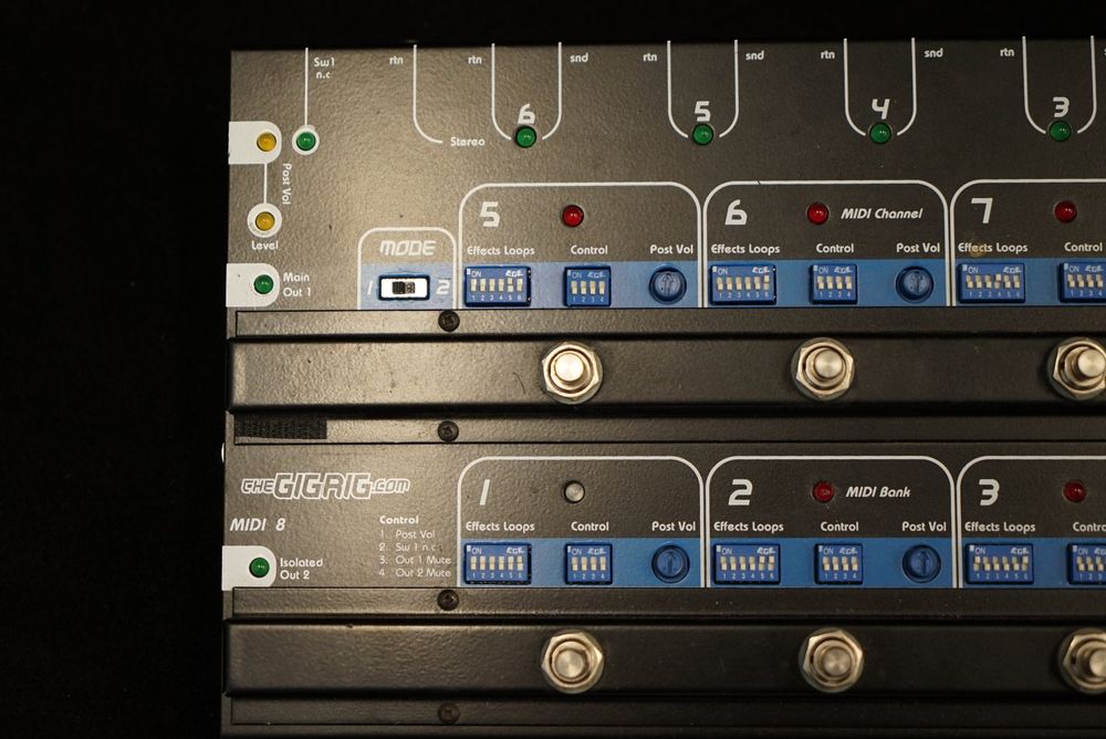 The GigRig Midi 8 Guitar Effects Loop Switcher (Gebraucht) in ...
