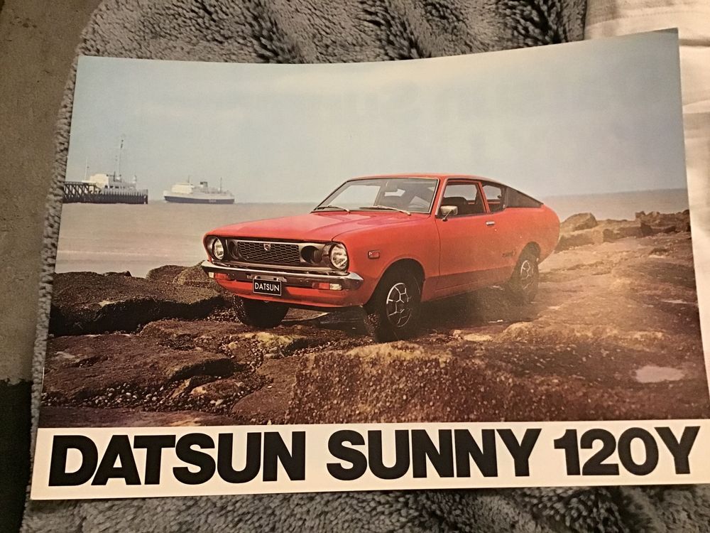 Datsun Sunny 120 Y Verkaufsprospekt 12 Seiten (Gebraucht) in ...