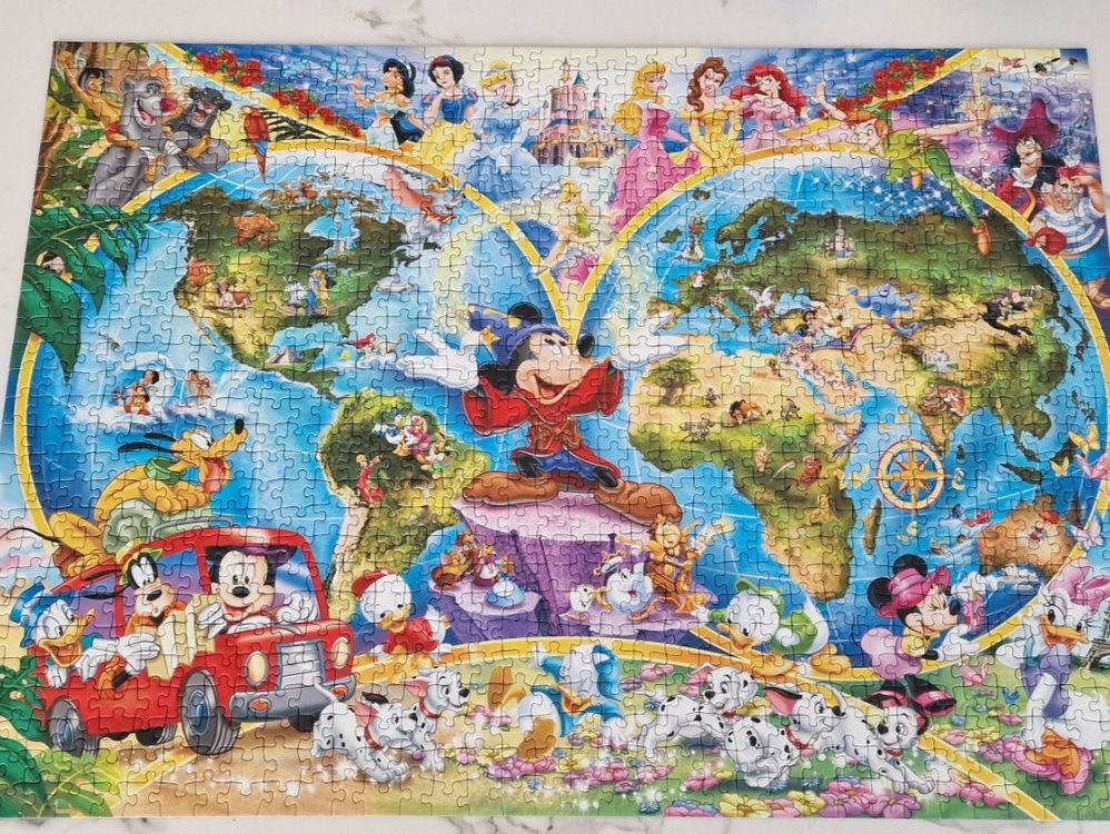 Ravensburger Puzzle Disney Weltkarten Motiv 1000 Teile Kaufen Auf Ricardo