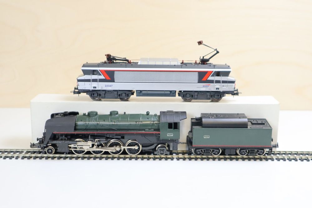 Lima SNCF Doppelpack E-Lok & Orient Express Dampflok - H0 (Gebraucht ...