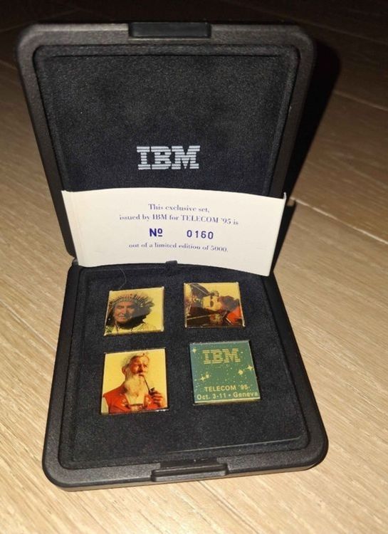 Rare! Set de Pins IBM Telecom 95 Genève - Édition Limitée (Neuf (Voir ...