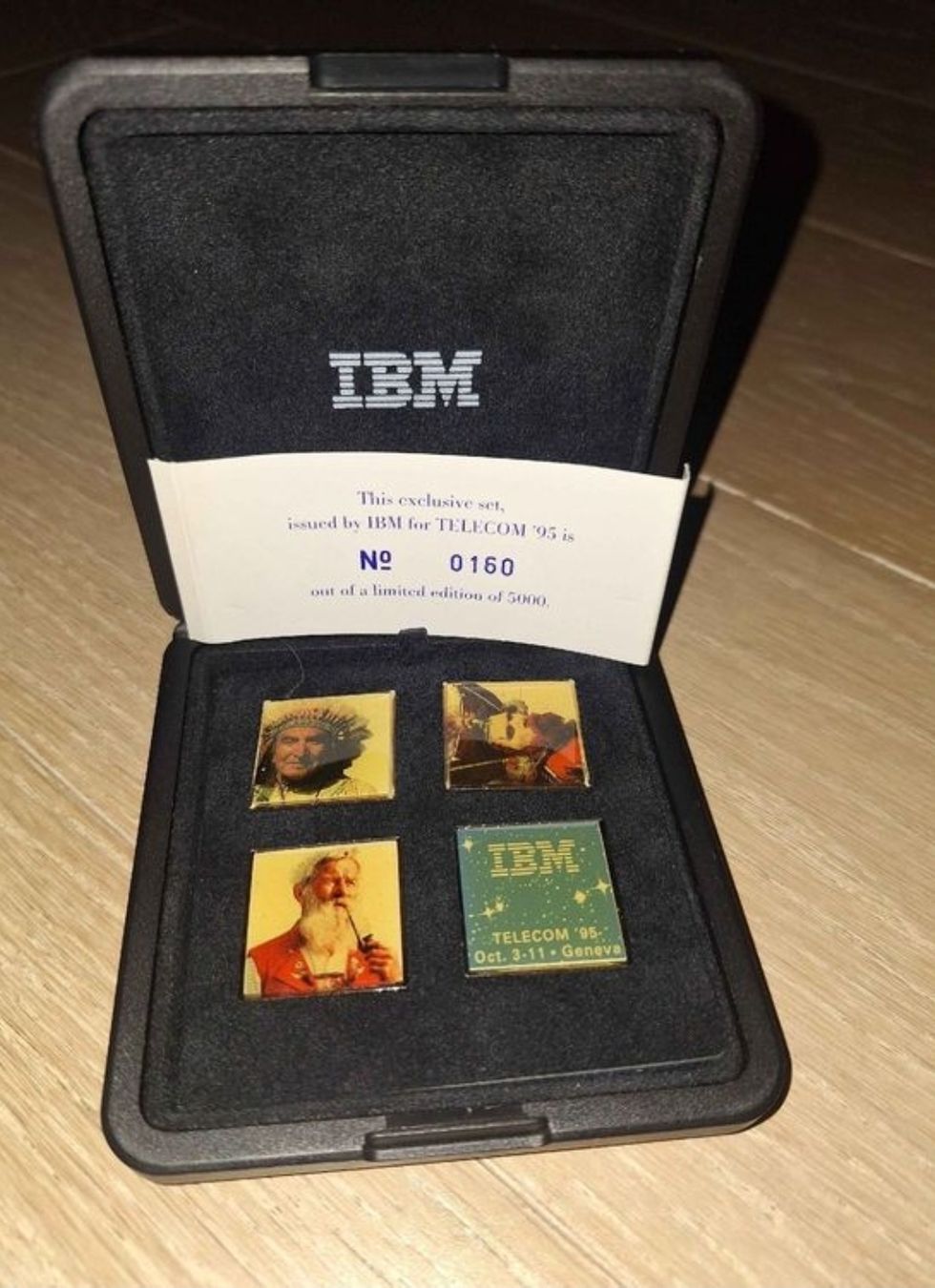 Rare! Set de Pins IBM Telecom 95 Genève - Édition Limitée (Neu (gemäss ...