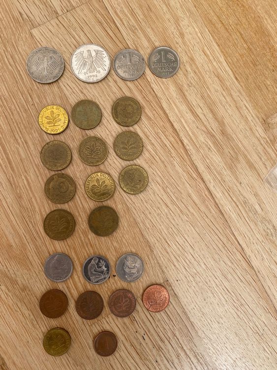 vintage, münzen; mark und pfenning (Gebraucht) in sargans für CHF 4 ...