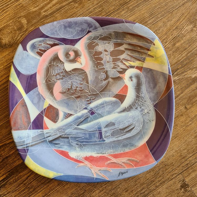 Sammelteller "Friedenstauben" von Hans Erni, Rosenthal | Kaufen auf Ricardo