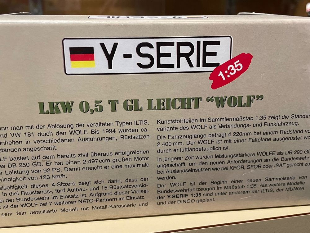 Modell Auto LKW 0,5 WOLF ( Mercedes)LKW 0,5 T GL J-Serie , | Kaufen auf ...