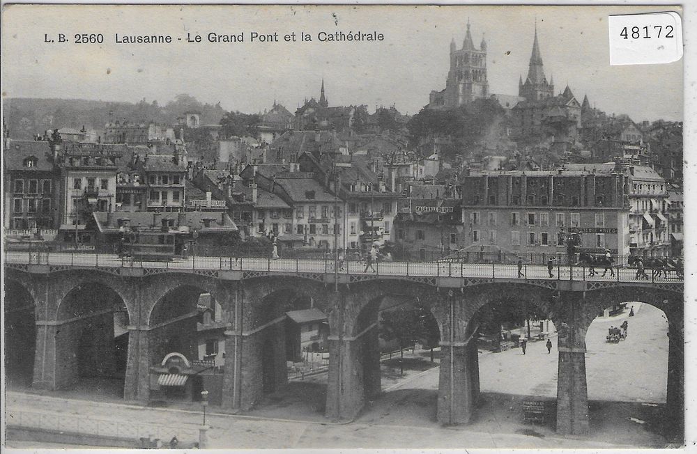 Lausanne - Le Grand Pont et la Cathedrale (Gebraucht) in Ettingen für CHF 3 – mit Lieferung auf ...