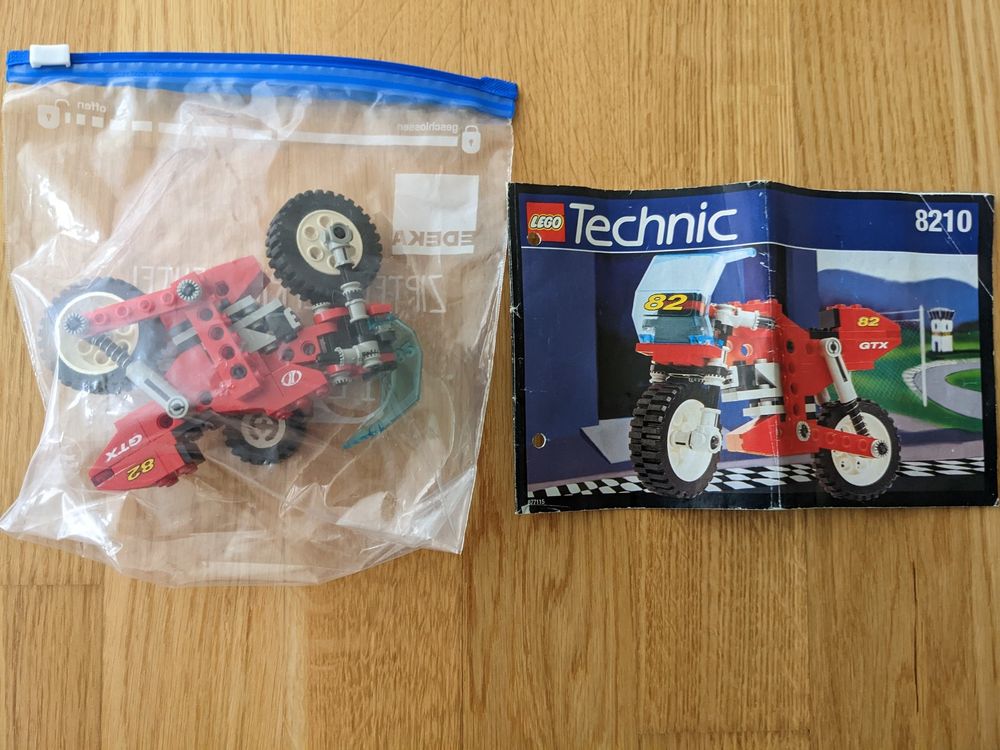 Lego Technik Model Nitro GTX Bike 8210 ( 1995 ) (Gebraucht) in Neuendorf für CHF 3.8 – mit ...
