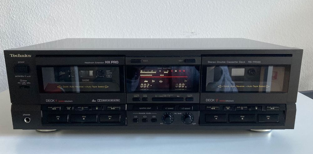 Technics RS-TR555 Stereo-Doppelcassettendeck (Gebraucht) in Zwingen für CHF 99 – mit Lieferung ...