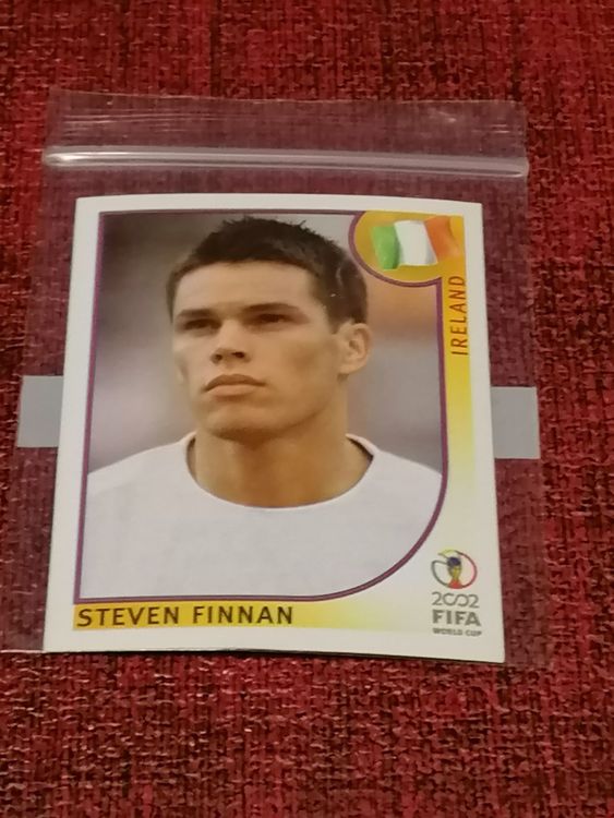 Panini WM 2002 STEVEN FINNAN Nr. 356 seltener Ire RAR!! (Gebraucht) in ...