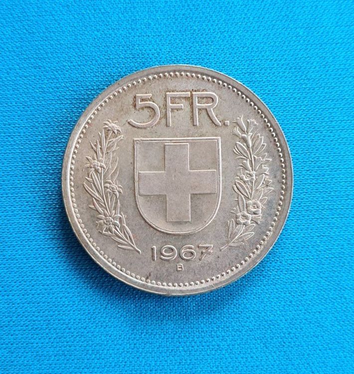 Münze Fünf Franken 1967 (Gebraucht) in Saland für CHF 10 – mit Lieferung auf Ricardo kaufen