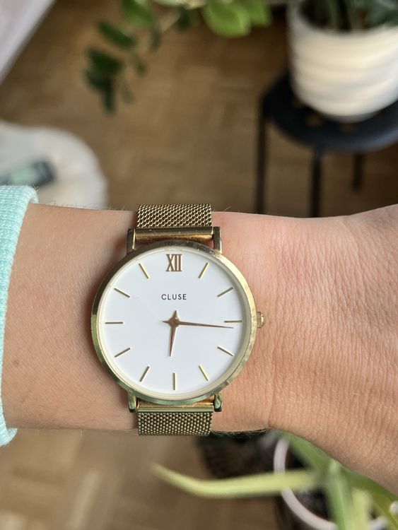Cluse Ladies Watch, Gold Mesh Strap, Minimalist Design (Gebraucht) in ...