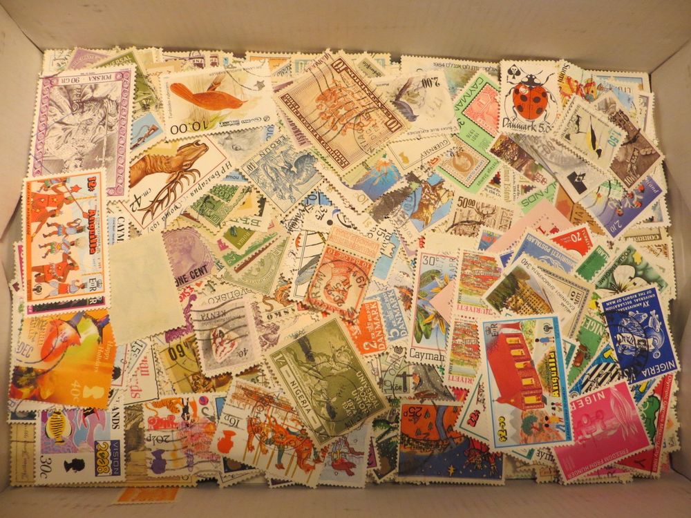 Ca. 900 gr. Briefmarken weltweit abgelöst, ab uralt bis neu (Gebraucht ...