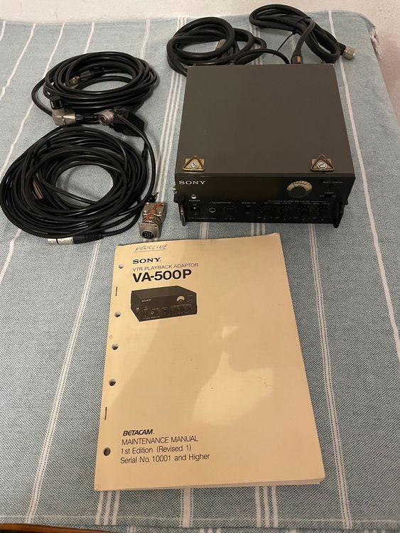 SONY VTR Playback Adapter Mod. VA-500P (Gebraucht) in Zürich für CHF 99 ...