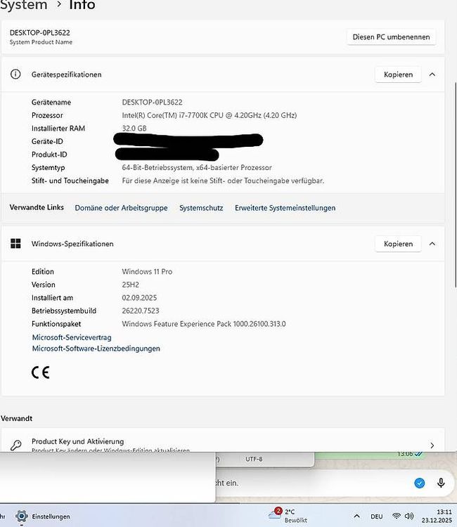 Einsteiger Gaming und Office PC Win 11 Pro (Gebraucht) in Glattbrugg ...