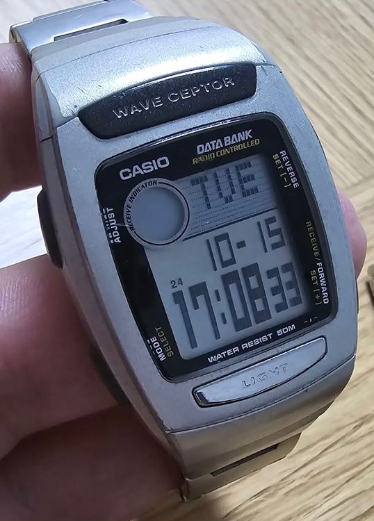 CASIO WAVE CEPTOR DATA BANK RADIO CONTROLLED HERREN UHR | Kaufen auf ...