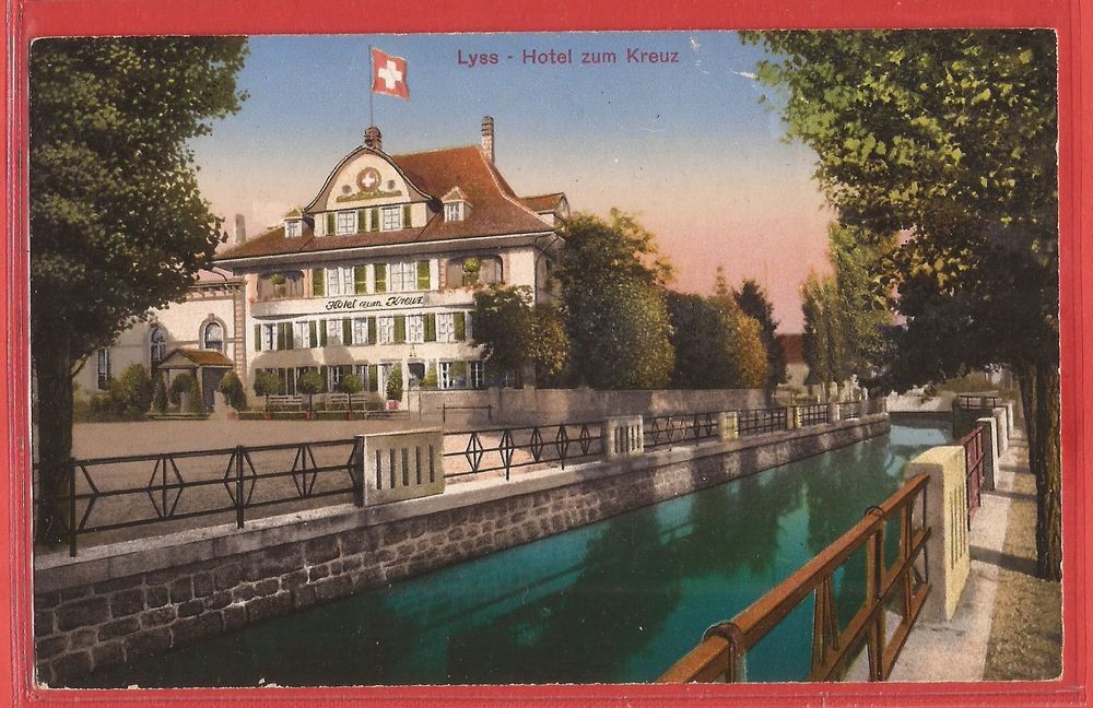 Lyss - Hotel zum Kreuz - ca. 1915 (Gebraucht) in Fislisbach für CHF 5 – mit Lieferung auf ...