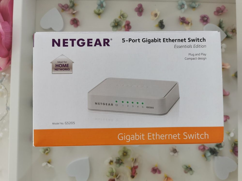 Netgear 5 Port Gigabit Ethernet Switch TOP (Neu (gemäss Beschreibung ...
