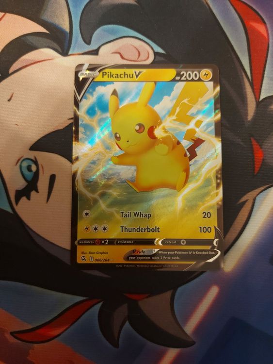 Pikachu V #086 Fusion Strike (Gebraucht) in Biasca für CHF 3 – mit ...
