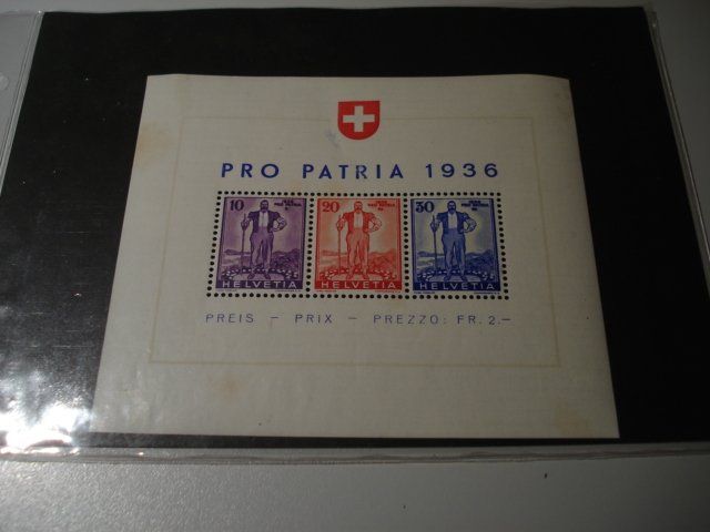 Block Pro Patria 1936, * (Gebraucht) in Niederwil AG für CHF 4.3 – mit Lieferung auf Ricardo kaufen
