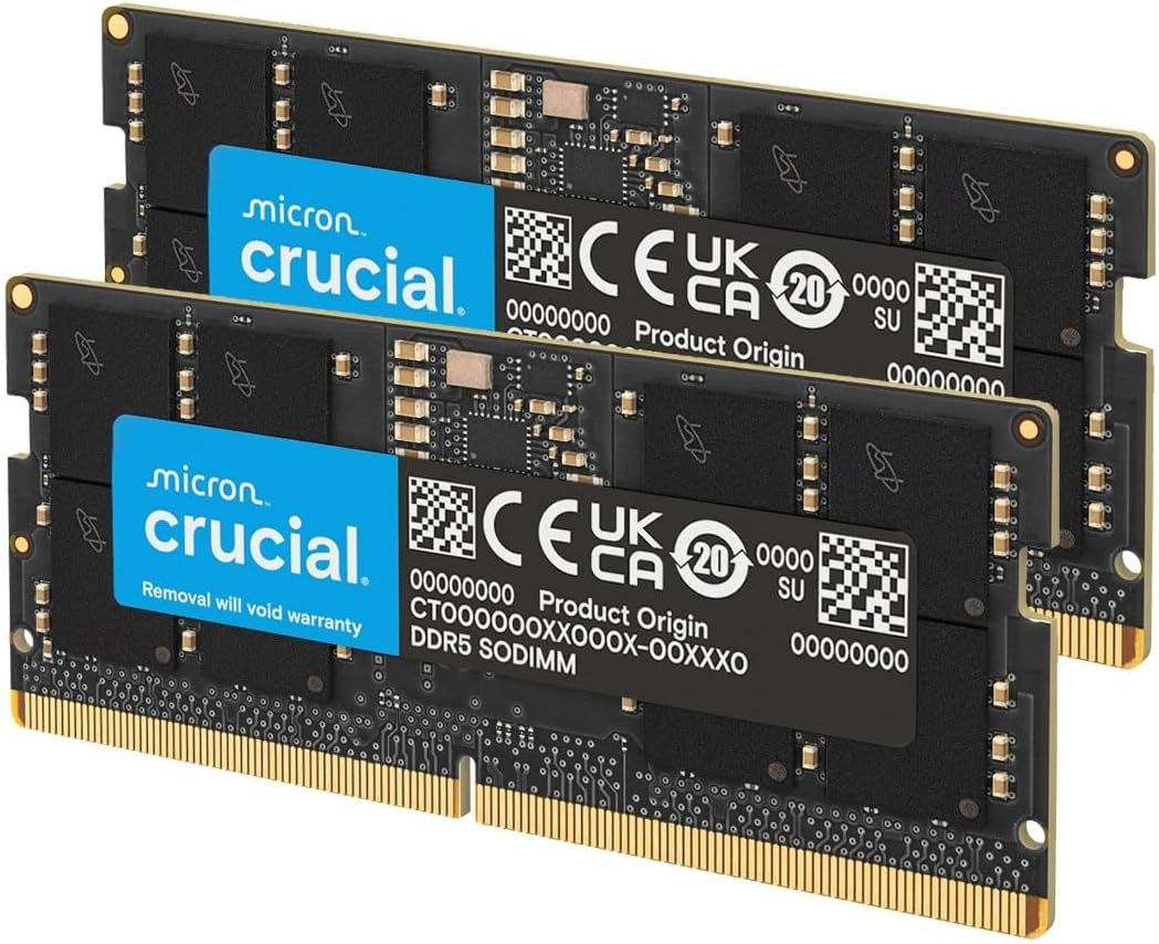 Crucial RAM 32GB Kit (2x16GB) DDR5 5600MHz SO-DIMM (Gebraucht) in ...
