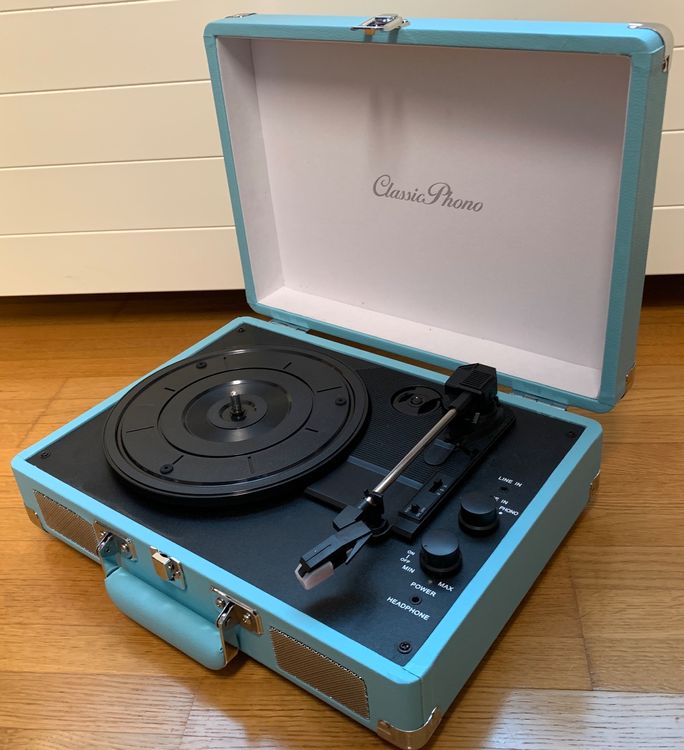 Lenco Classic Phono TT-11BU Plattenspieler in blau wie NEU (Gebraucht ...