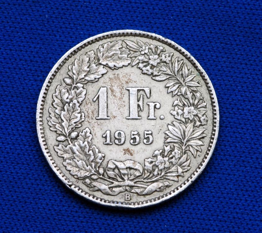 Silberner 1.- Jahrgang 1955, Rar | Kaufen auf Ricardo