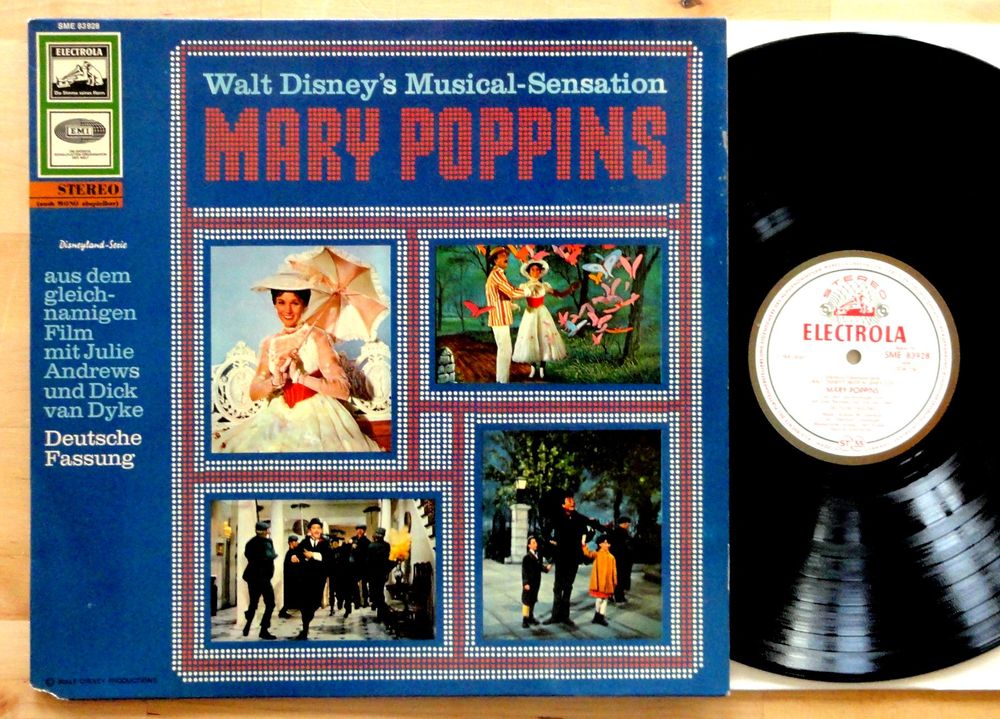 LP WALT DISNEY Mary Poppins 60er KULT MOVIE SME 83928 | Acheter sur Ricardo
