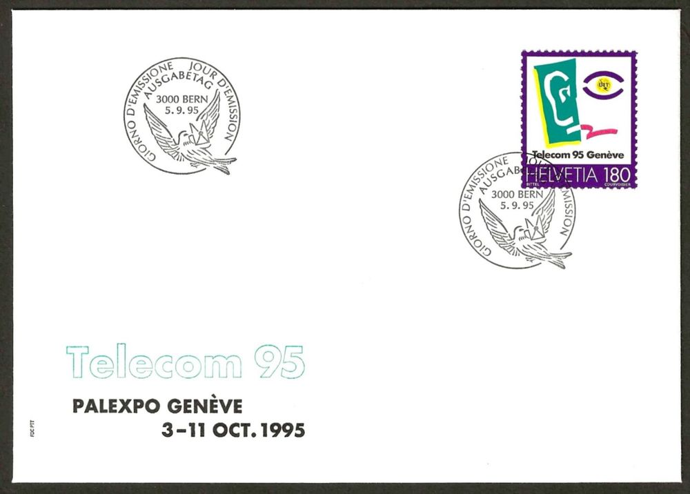 Weltausstellung TELECOM 1995, Ersttagsbrief | Kaufen auf Ricardo