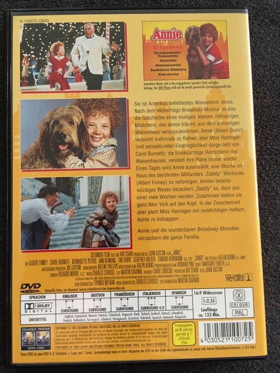 Annie - Dvd | Kaufen auf Ricardo