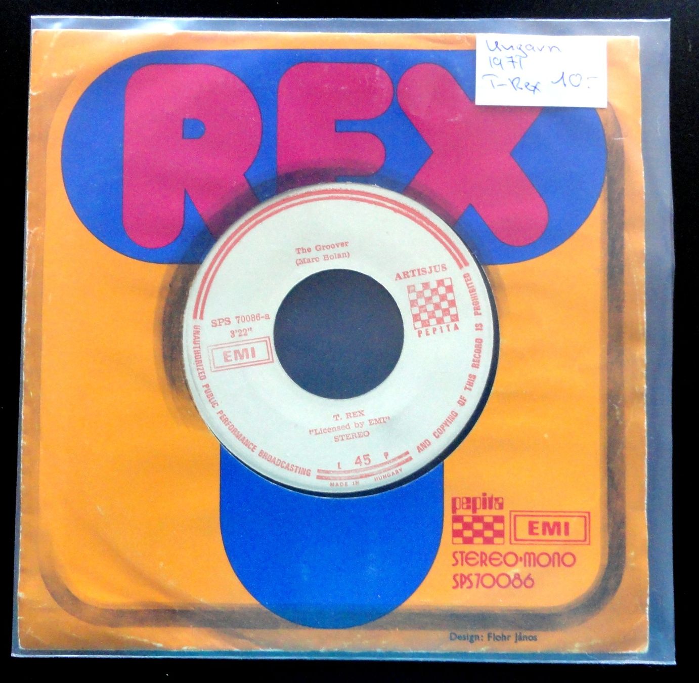 SI T.REX the croover PEPITA UNGARN 1971 Marc Bolan (Gebraucht) in ...