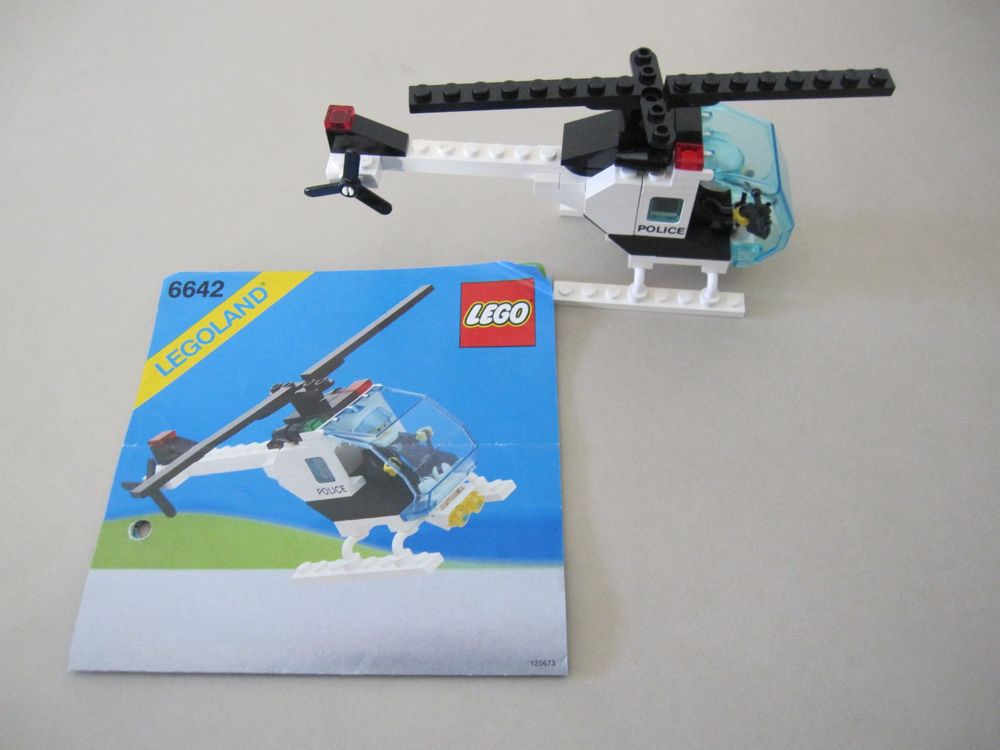 Lego classic town 6642 police helicopter Helikopter (Gebraucht) in ...