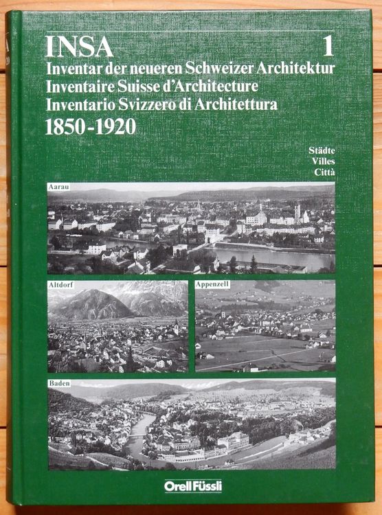Inventar neuere Schweizer Architektur 1850-1920 - Band 1 | Kaufen auf ...