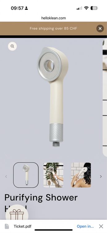 Hello Klean shower head | Kaufen auf Ricardo