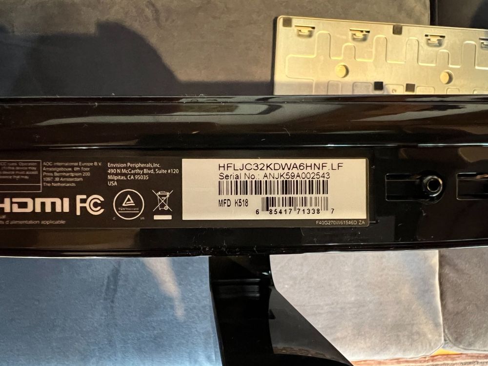 AOC 270LM00029 27" IPS LCD Monitor (Gebraucht) in Zug für CHF 55 – nur ...