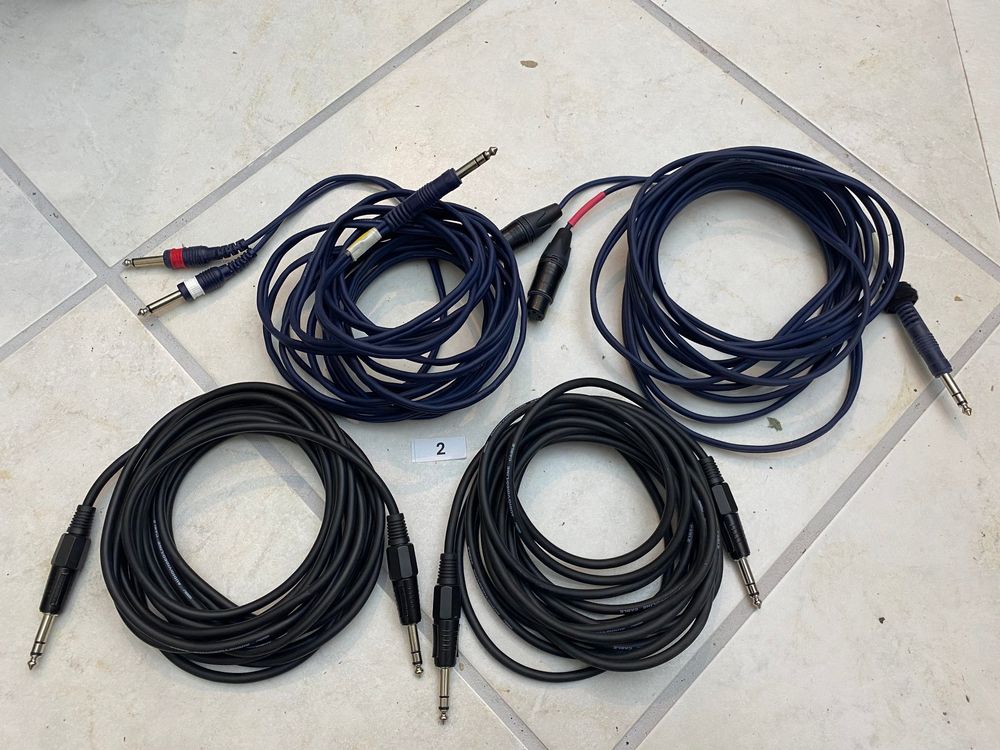 Kabel Jack XLR Chinch Insert Neutrik Pioneer CDJ 3000 Yamaha (Defekt ...