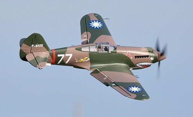 P-40B Flying Tiger, High-Speed, Spw 980mm, PNP-Set von FMS (Neu und ...