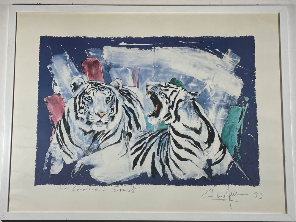 Rolf Knie (1949) grosse Serigraphie Handsigniert | Kaufen auf Ricardo