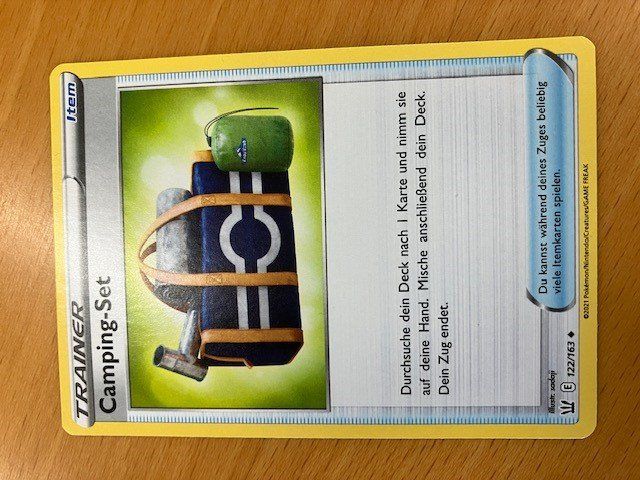 Pokemon Trainer Camping-Set 122/163 (Gebraucht) in Ruggell für CHF 0.2 ...