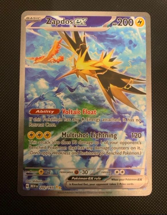 Zapdos ex 202 (mew) Pokemon card (Neu (gemäss Beschreibung)) in Thônex ...