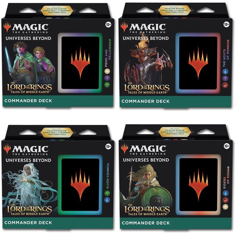 Magic The Lord of the Rings Commander Deck Set -EN- (Neu und ...