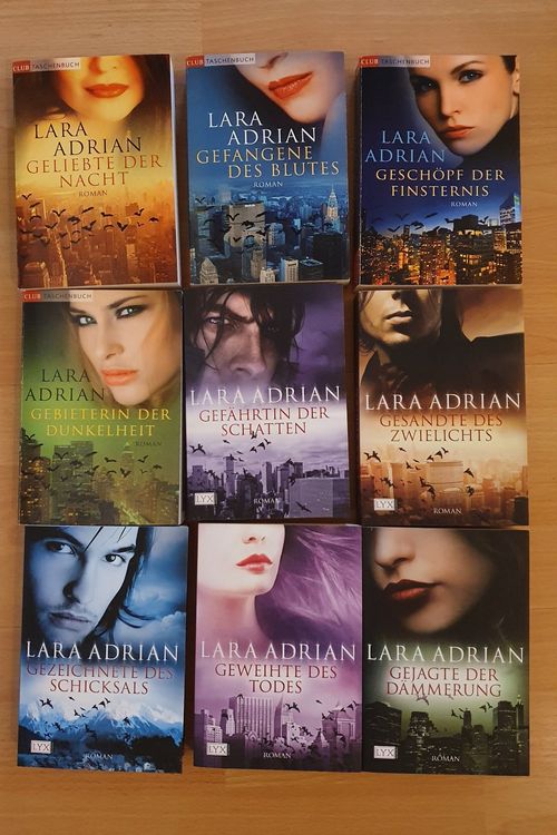 Lara Adrian - 9 Bände aus der Midnight-Breed-Reihe (Gebraucht) in ...
