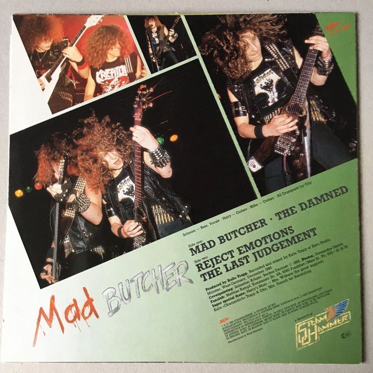 Destruction – Mad Butcher 12“ Thrash Metal 1st Press 1987 (Gebraucht ...