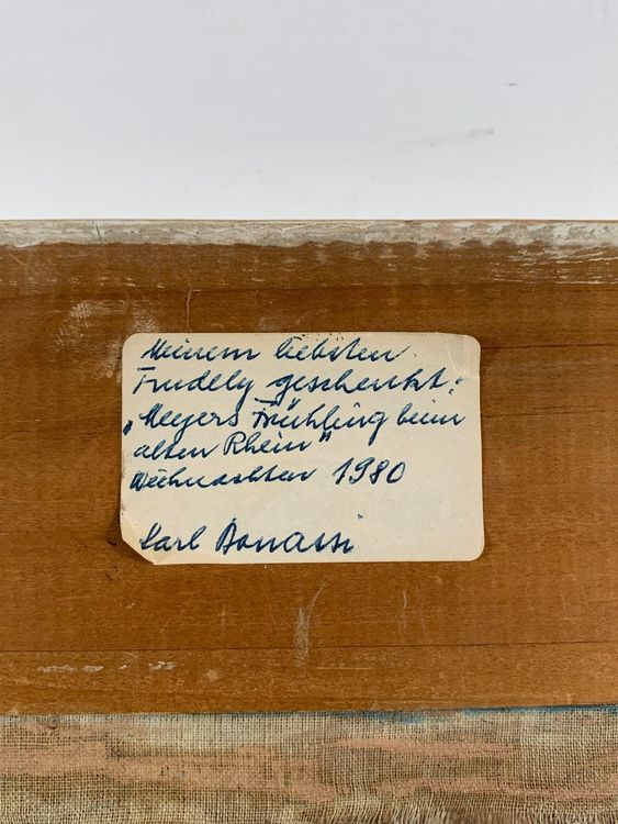 Hans Rudolph Meyer / Meyer von Zollikon Frühling Gemälde (Gebraucht) in ...