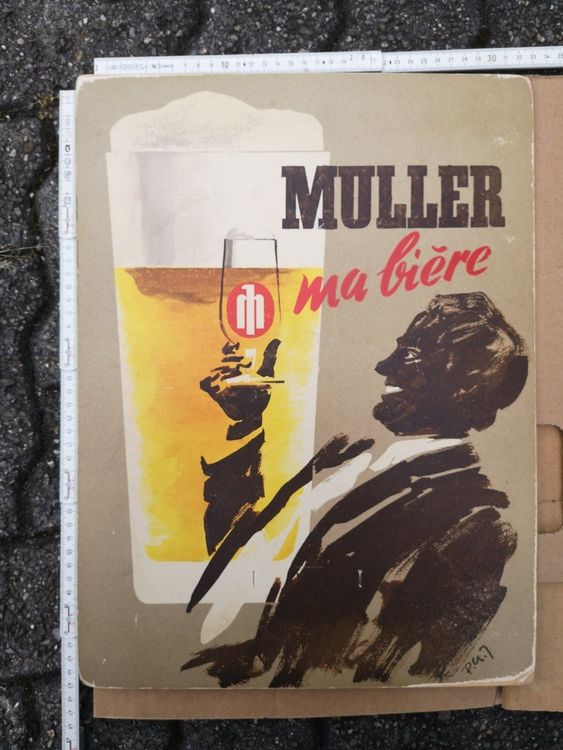 Brasserie Muller, Neuchatel - Karton - 46x35cm (Gebraucht) in für CHF ...